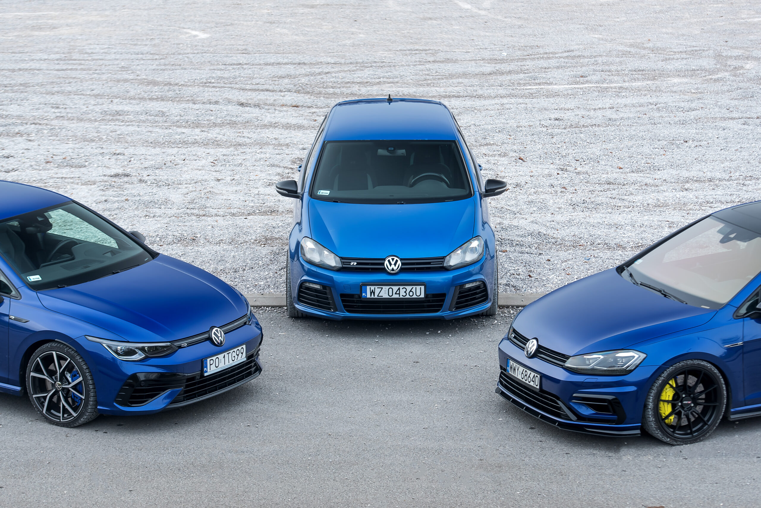 Porównanie VW Golf R VI vs. Golf R VII vs. Golf R VIII - OstRe są ...